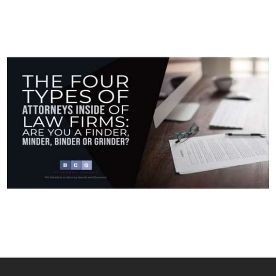 The Four Types of Attorneys Inside of Law Firms_ Are You a Finder ...