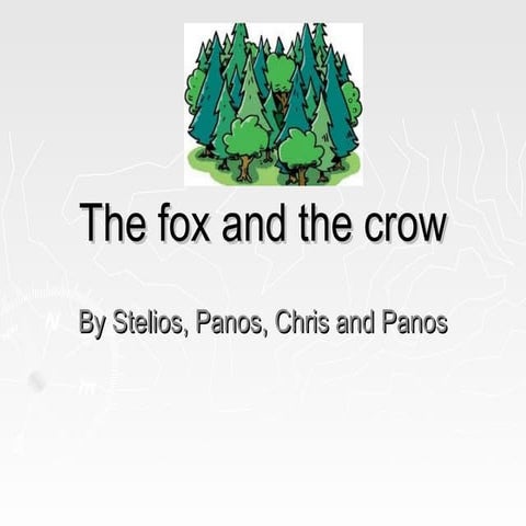 The fox and the crow | PPT