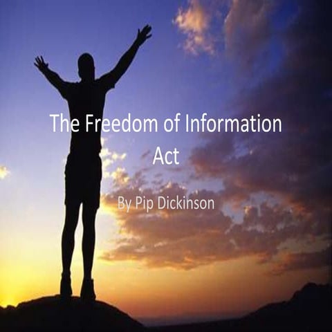 The freedom of information act lesson | PPT