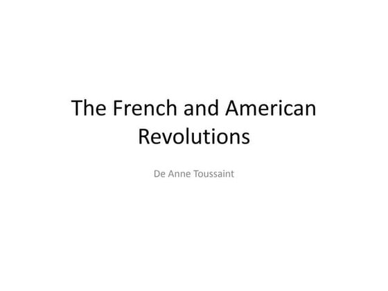 French revolution | PPTX