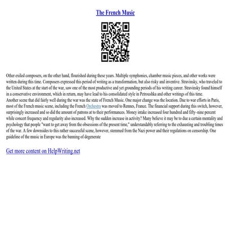 The French Music | PPT