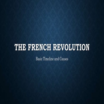 The French Revolution-HIS 112 | PPT