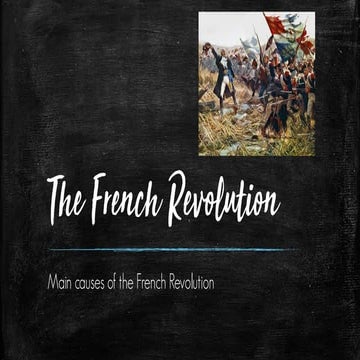 The French Revolution - History Presentation | PDF