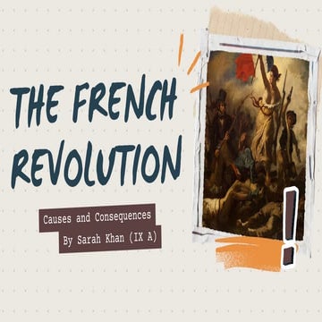 Causes Of The French Revolution Essay | PDF