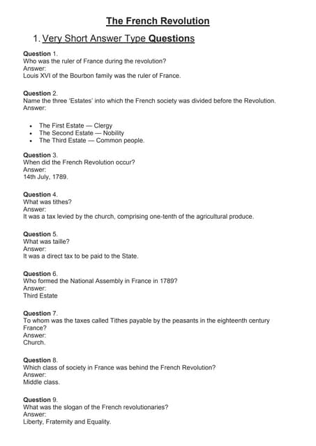 Characteristics, history, evolution and fall of French Revolution | PPTX