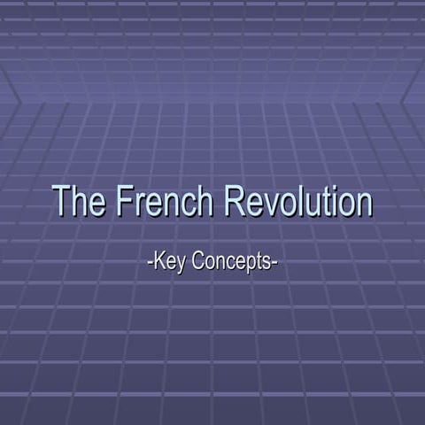 The french revolution project | PPT