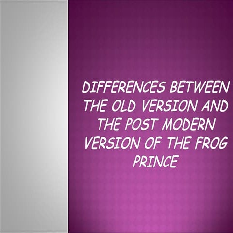 The Frog Prince | PPT