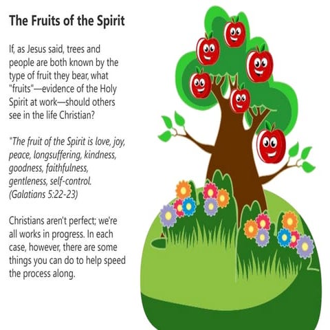 Fruits Of The Holy Spirit Tree