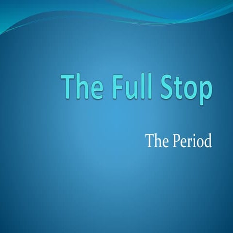 The Period | PPTX
