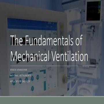 The fundamentals of mechanical ventilation | PPTX