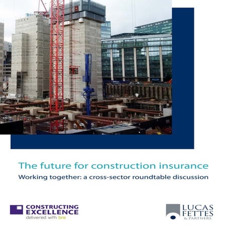 The future for construction insurance report | PDF