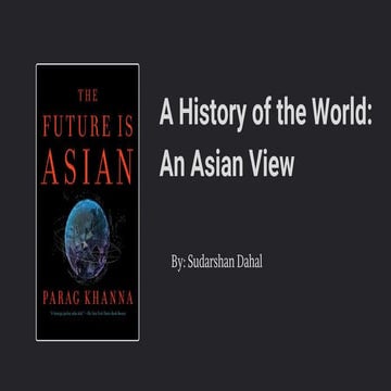 The Future is Asian by Parag Khanna (Summary) | PDF