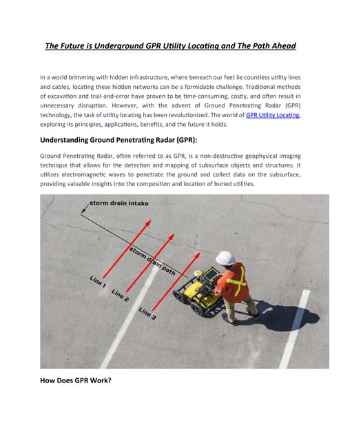 The Crucial Role Of Utility Locating Companies Pdf
