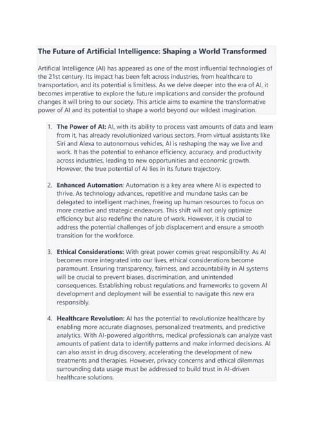 Parsa university pptx about Artificial Intelligence | PPT