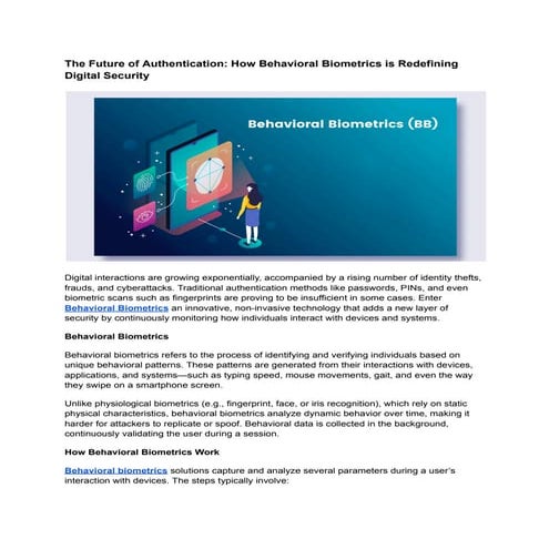 The Future of Authentication_ How Behavioral Biometrics is Redefining ...