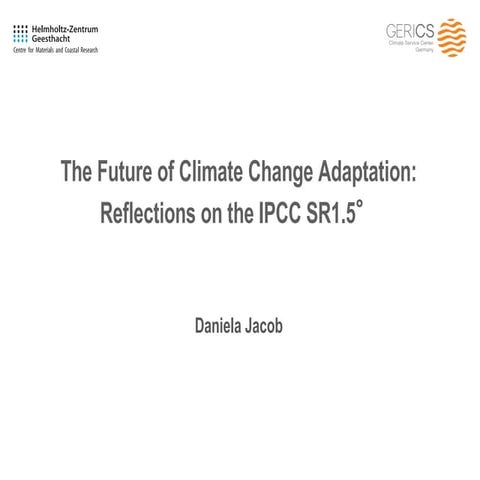 Climate Change Adaptation | PDF
