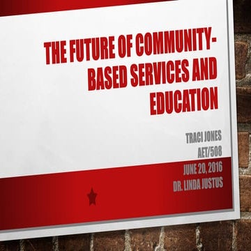 Community based education | PPTX