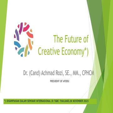 The Strategic and Future of Creative Economy.pdf