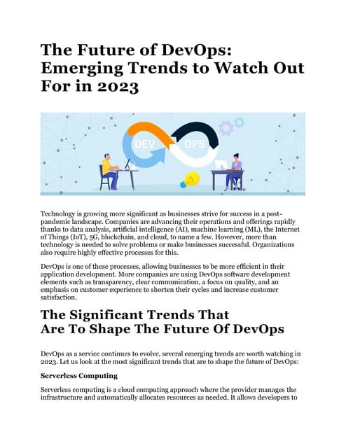 Emerging Software Development Technologies and Trends | PDF