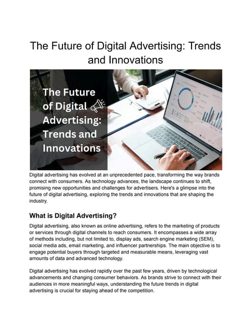 The Evolution of Digital Marketing Trends in 2025 | PDF