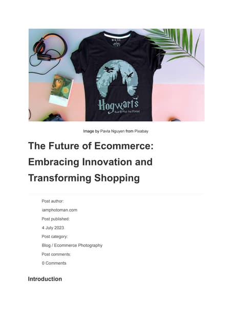 The Rise of E-commerce: Trends, Opportunities, and Challenges | PPT
