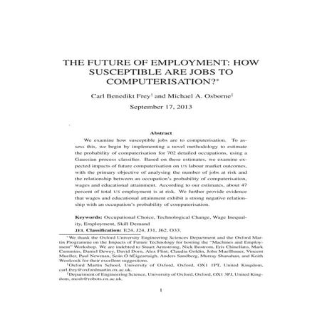 The future of_employment | PDF | Careers