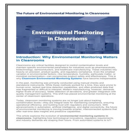 The Future of Environmental Monitoring in Cleanrooms.docx