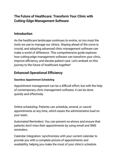Patient Management App | PDF