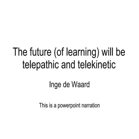 The future of human telepathy final | PPT