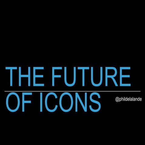The future of icons | PPTX