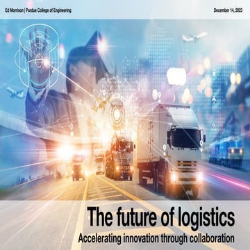 The future of logistics | Accelerating innovation through collaboration ...