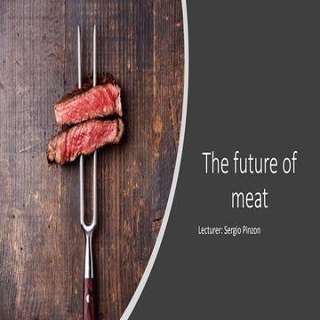 The future of meat | PPT