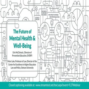 The Future of Mental Health and Well-Being | PDF