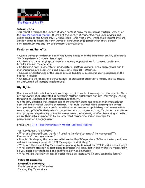 The Evolution and Impact of OTT Platforms: A Deep Dive into the Future of Entertainment | PPT