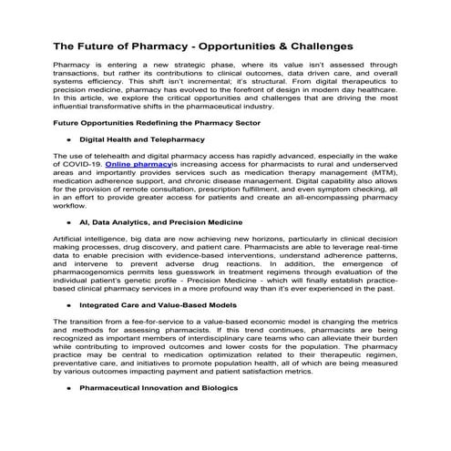 The Future of Pharmacy - Opportunities & Challenges (1).pdf