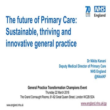 Transforming Primary Care Pptx