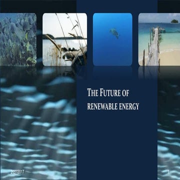 Future of renewable energy | PDF