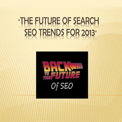 The Future of Search | PPT