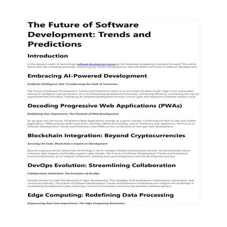 The Future of Software Development.docx