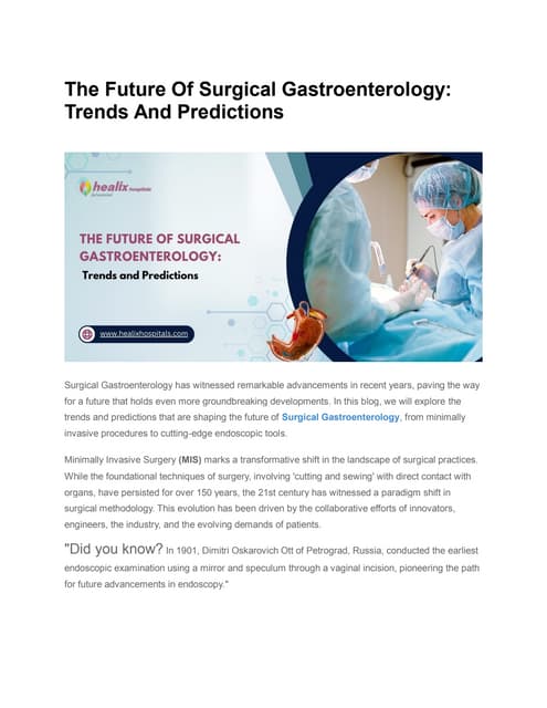 Robot-Assisted Surgeries: Advantages and Drawbacks of AI in Healthcare | PDF