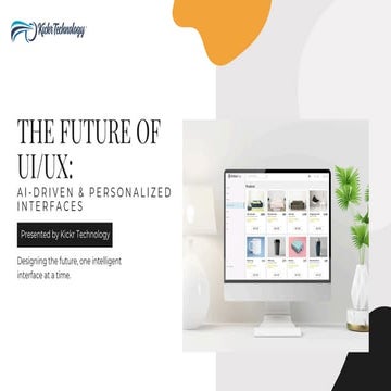 The Future of AI Driven UI/UX Designing Services in Noida | PPT