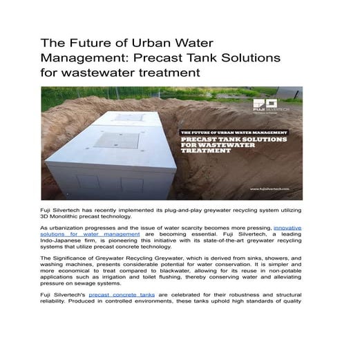 The Future of Urban Water Management_ Precast Tank Solutions for ...