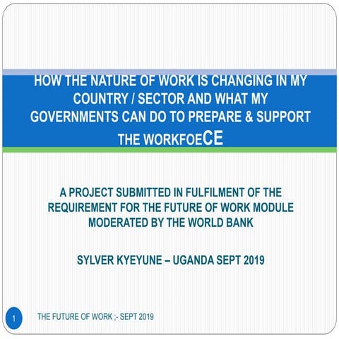 The future of work project 2019 | PPT
