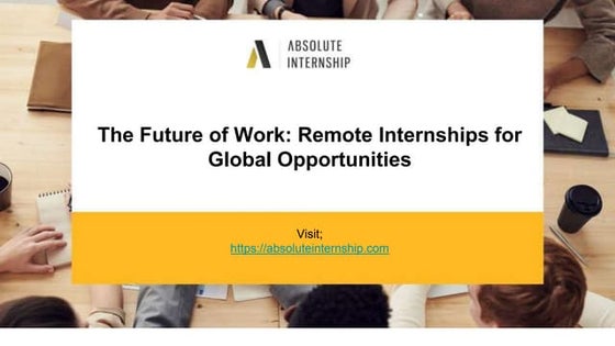 Benefits of a Remote International Internship | PPT