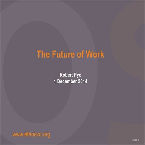 The future of work v1 | PPT