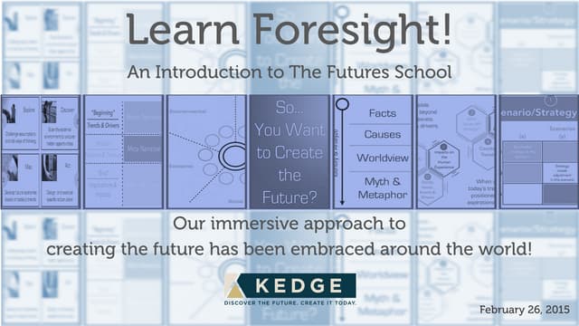 Webinar: Intro to Strategic Foresight & Futures Thinking | PDF