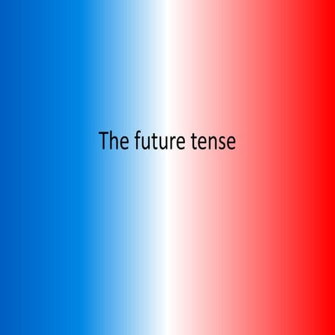 The Imperfect Tense | PPTX