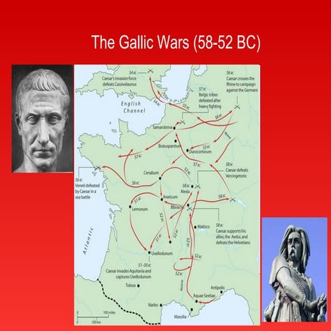 The gallic wars (58 52 bc) | PPT