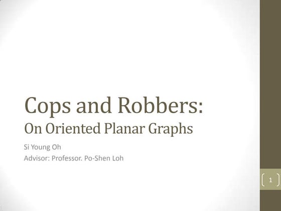 Cops and robbers | PPT