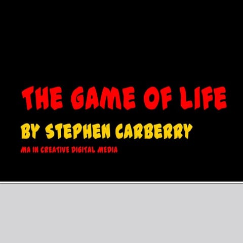 The game of life | PPT